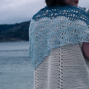 Crochet Shawl Pattern- Crochet Lace Shawl- Crochet Summer Shawl Pattern ...