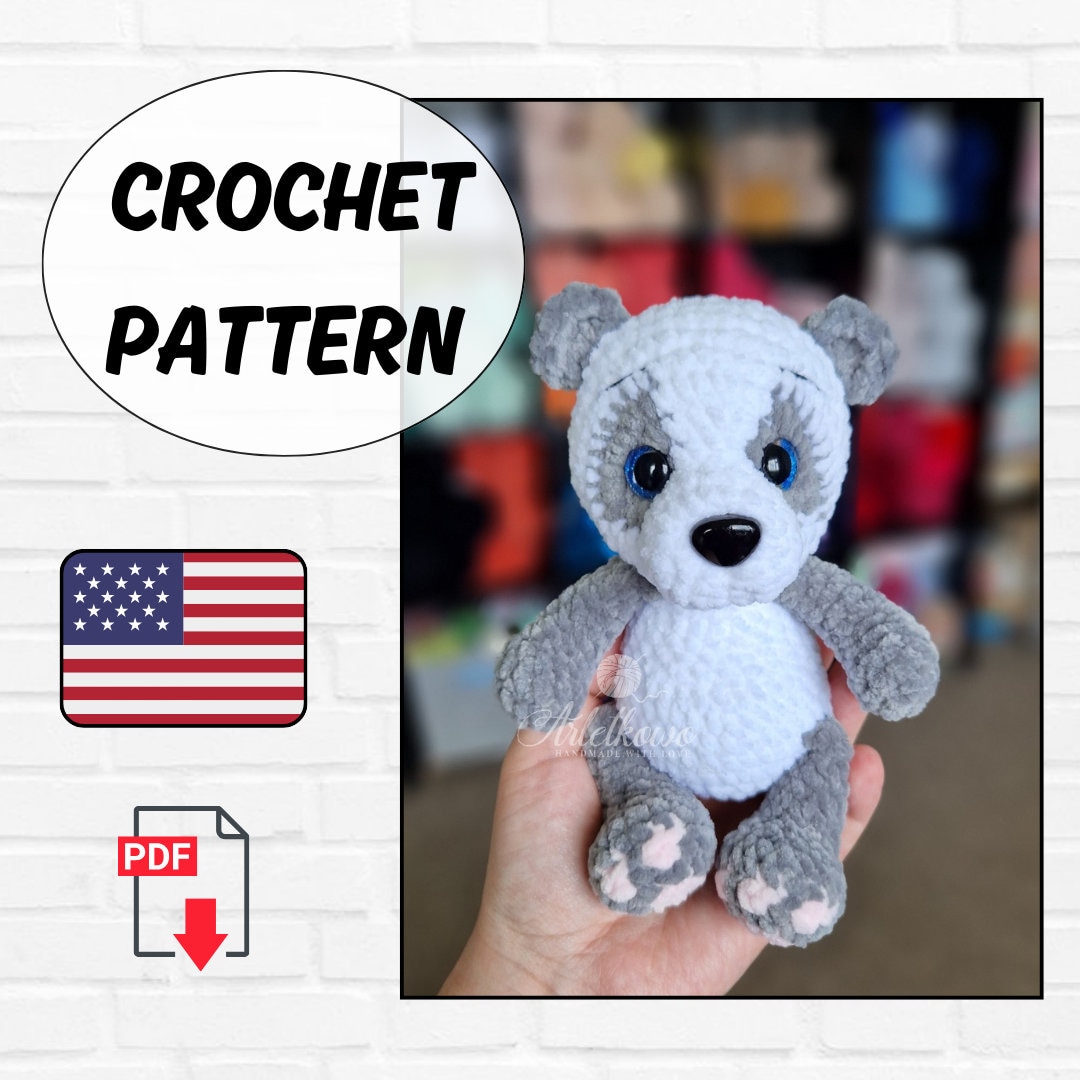 Baby Panda Crochet Amigurumi/ English Pattern/ PDF Download - Etsy