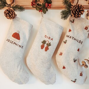 Personalized Christmas Santa Stocking/custom Name Christmas Stocking ...