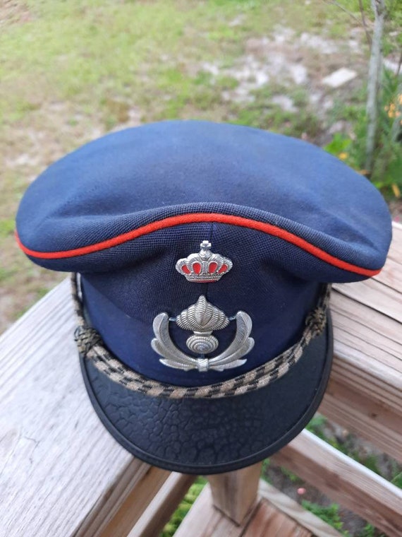 Vintage Belgium Gendarmerie Police Officer Hat Helmet… - Gem