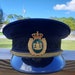 Vintage Denmark Danish European Police Services Officer Hat Helmet Cap ...