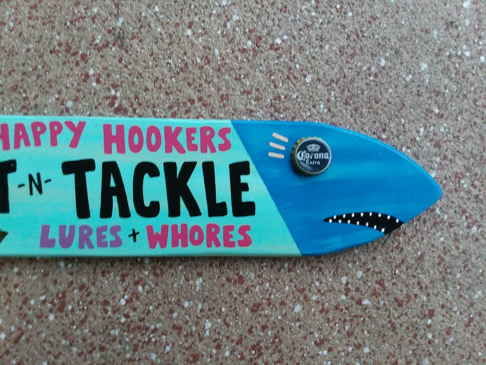 Happy Hookers BAIT N TACKLE Sign Lures and Whores Fish Key | Etsy