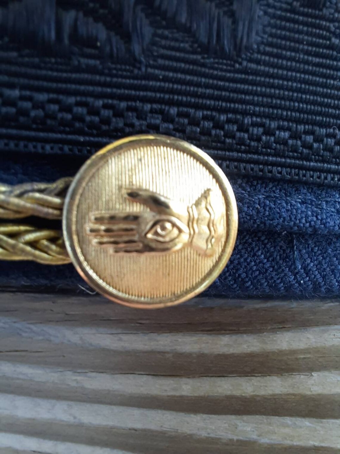 Vintage Denmark Danish European Police Services Officer Hat Helmet Cap ...