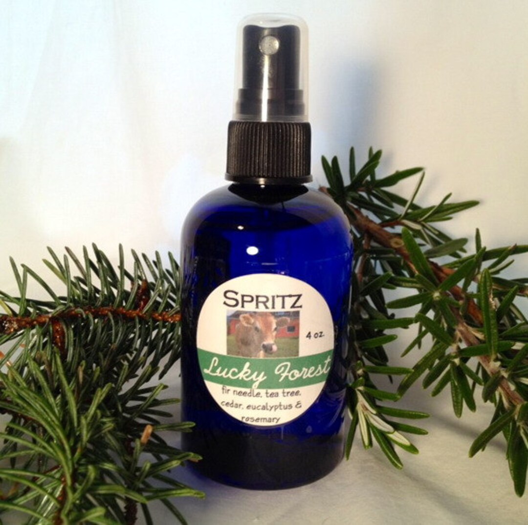 LUCKY FOREST Spritz Aromatherapy Spray Essential Oils Fir, Tea Tree ...