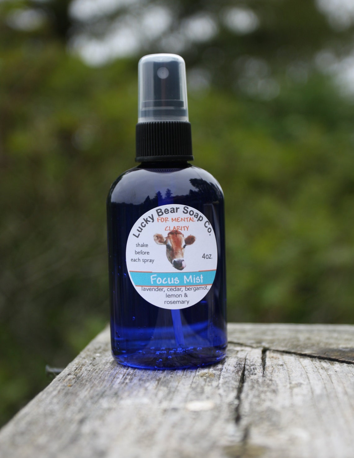 FOCUS MIST Aromatherapy Spray Pure Organic Essential Oils 4oz. - Etsy