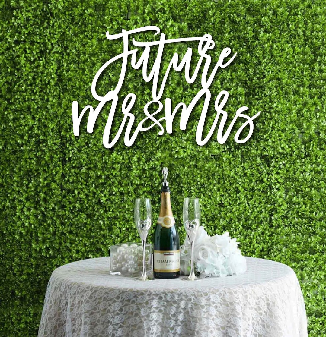 Future Mr Mrs Sign Wedding Back Drop Sign Mr Mrs Wood Sign Wedding ...