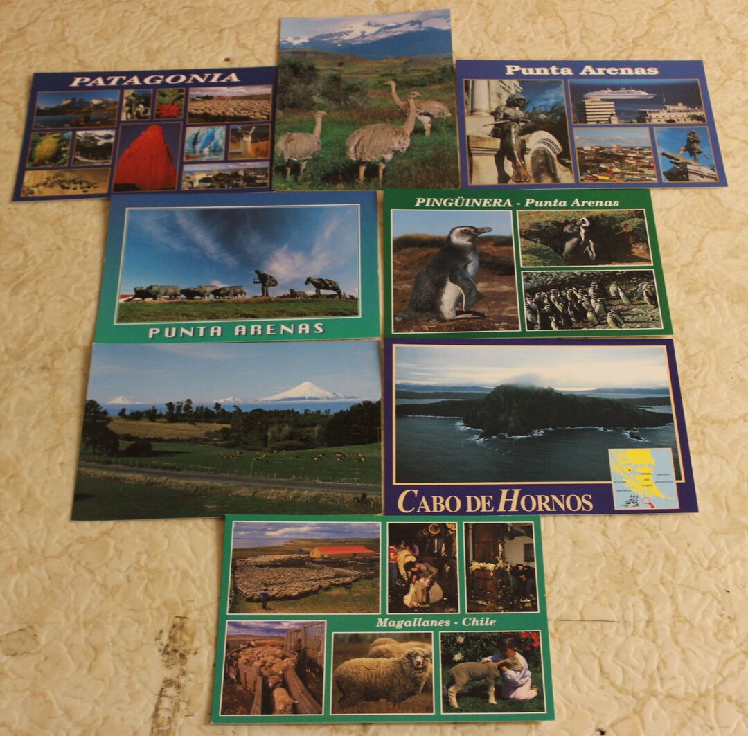 Chile Nueva Vision De La Patagonia Post Card Set - Etsy