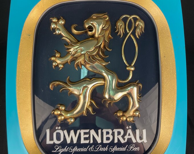 Lowenbrau Lighted Beer Sign - Etsy