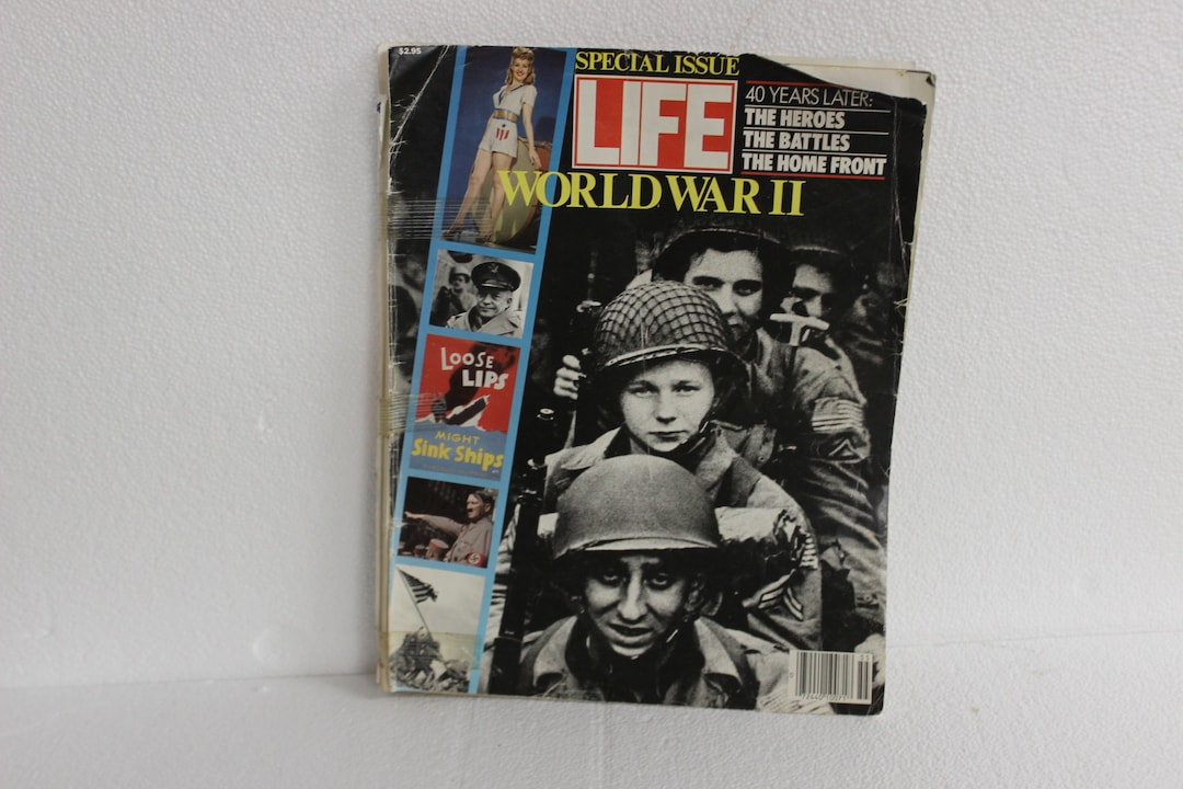 Vintage LIFE Magazine WWII 40 Years Later - Etsy