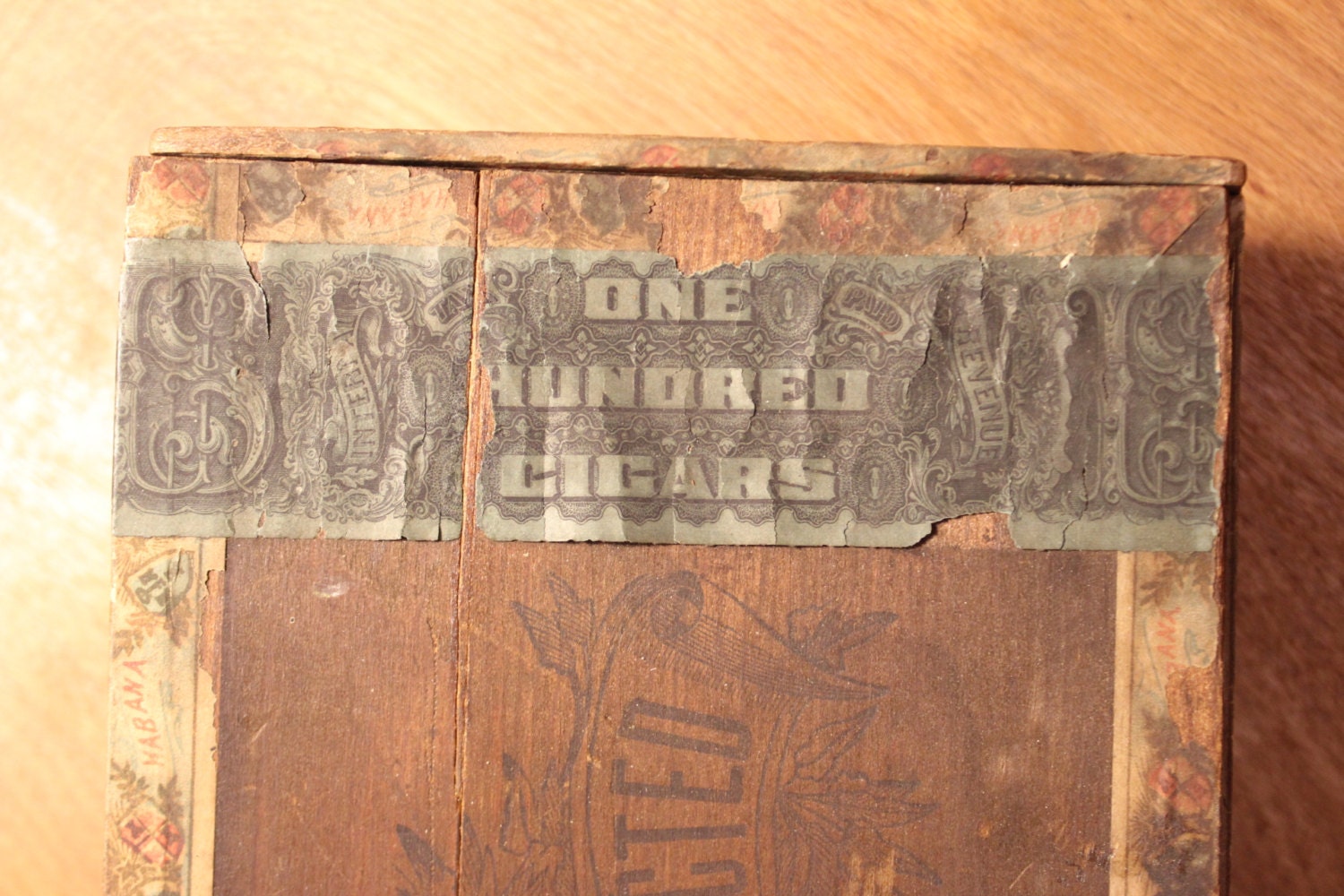 Bashar's Well Selected Brand of Tobacco Cigar Box A Product of Marsh ...