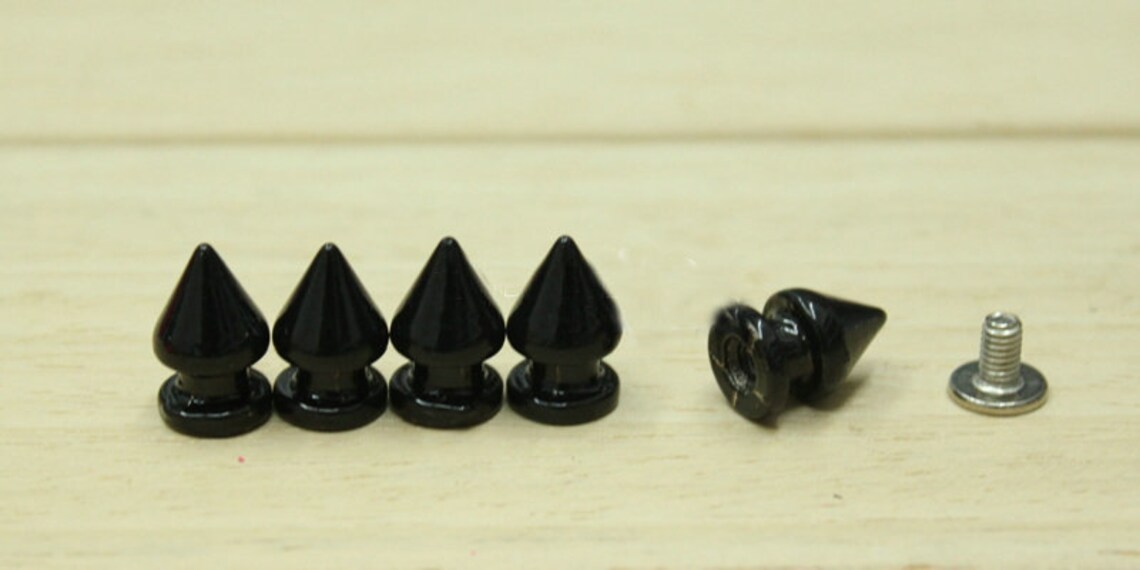 20pcs 8x12mm Bullet Spike Stud With Screwback Rivets Buttons - Etsy