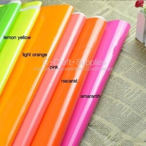 27 X 18'' Bright Neon Color Faux Leather - Etsy