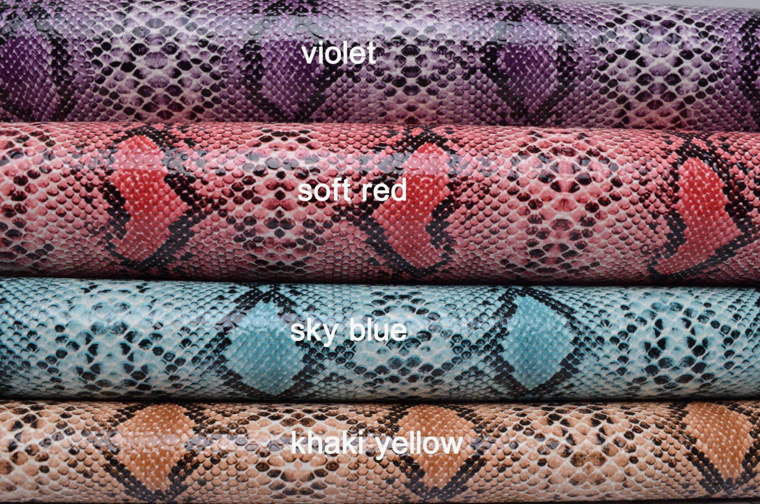 27''x18''Snake Skin Faux Leather | Etsy