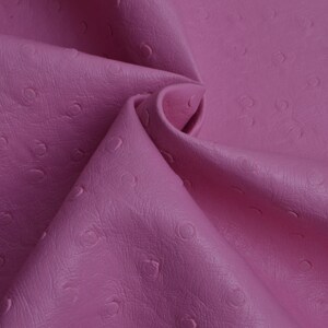 One Yard Pink Vinyl Ostrich Fabricostrich Faux Leather - Etsy