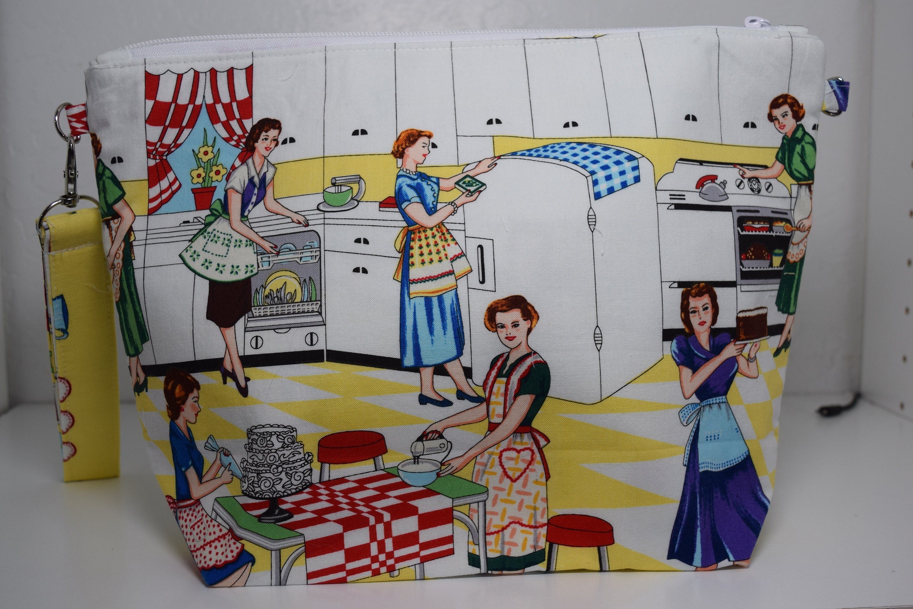 Project Bag, Window Bag, Vinyl Window Bag, Travel Bag, Ditty Bag, Bingo ...