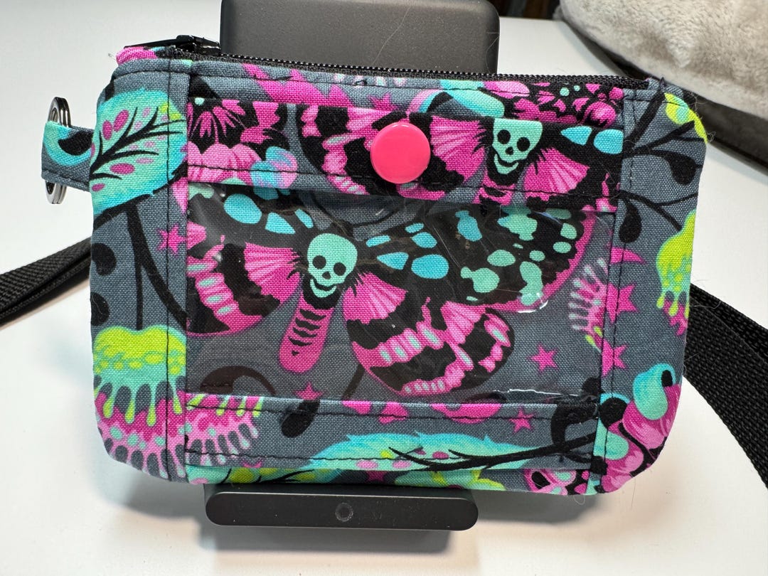 Window Id Clutch| Window ID Card Holder | ID Wallet | Zip-close Wallet ...