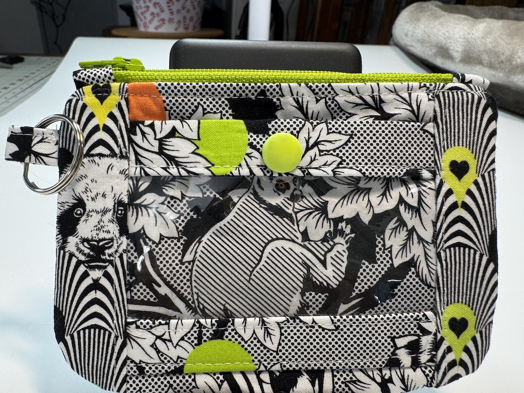 Window ID Badge Holder | Window ID Card Holder | ID Wallet | Zip-close ...