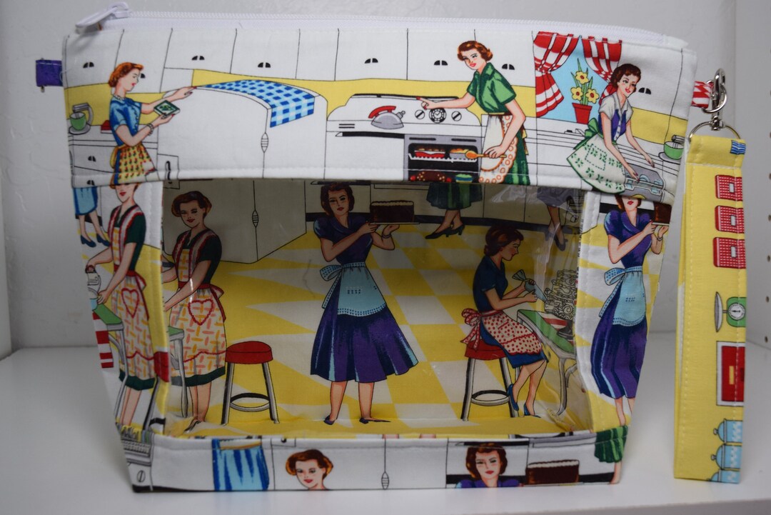 Project Bag, Window Bag, Vinyl Window Bag, Travel Bag, Ditty Bag, Bingo ...