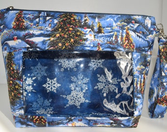 Project Bag, Window Bag, Vinyl Window Bag, Travel Bag, Ditty Bag, Bingo ...