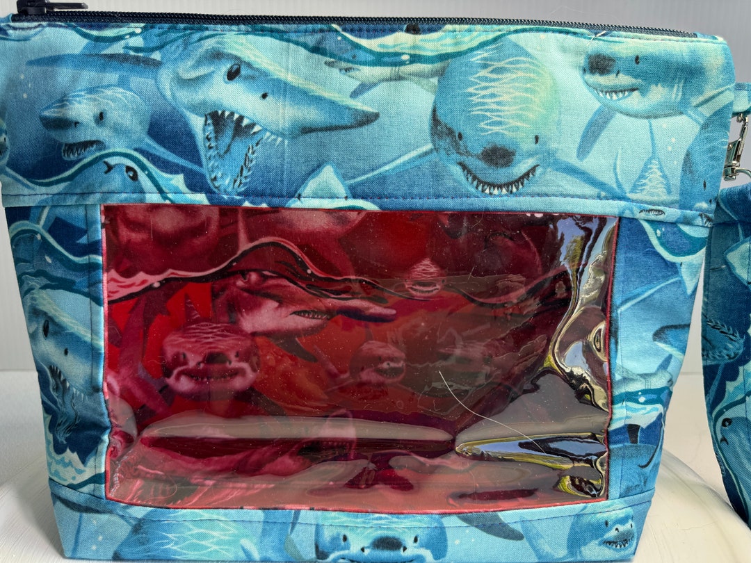 Project Bag, Window Bag, Vinyl Window Bag, Travel Bag, Ditty Bag, Bingo ...