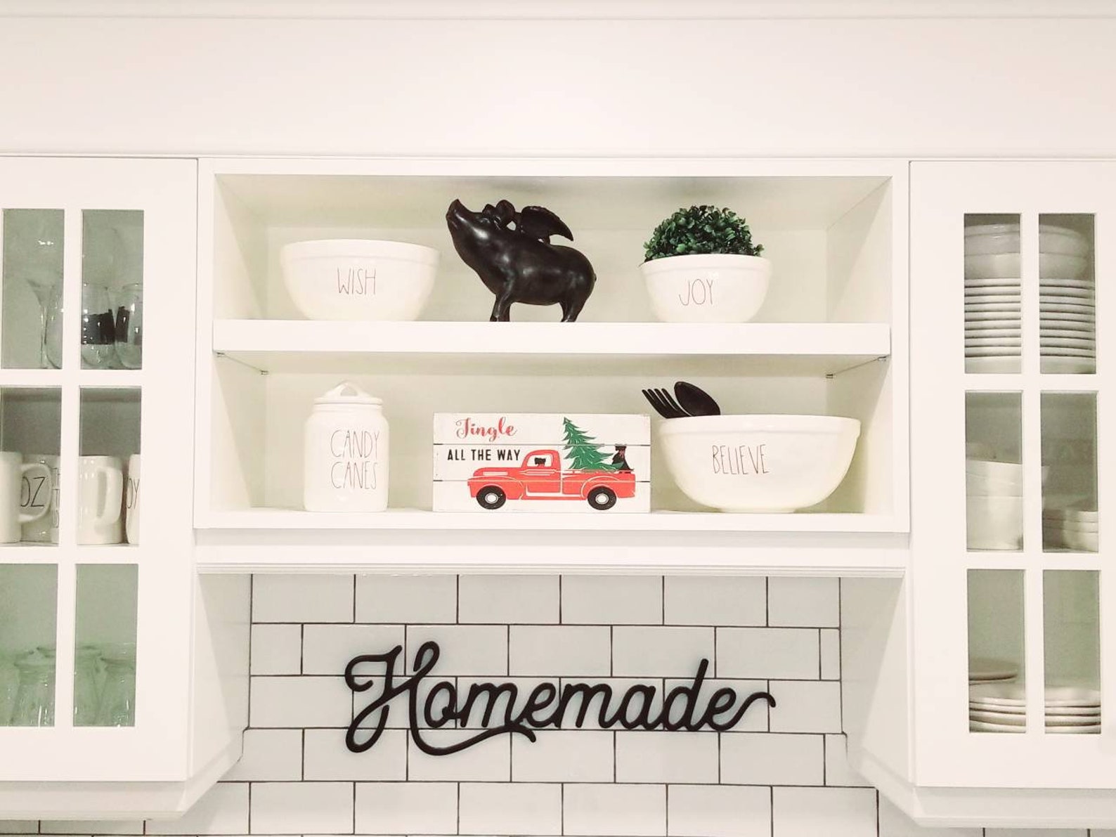 Christmas Themed Rae Dunn Inspired Decals Free Domestic - Etsy