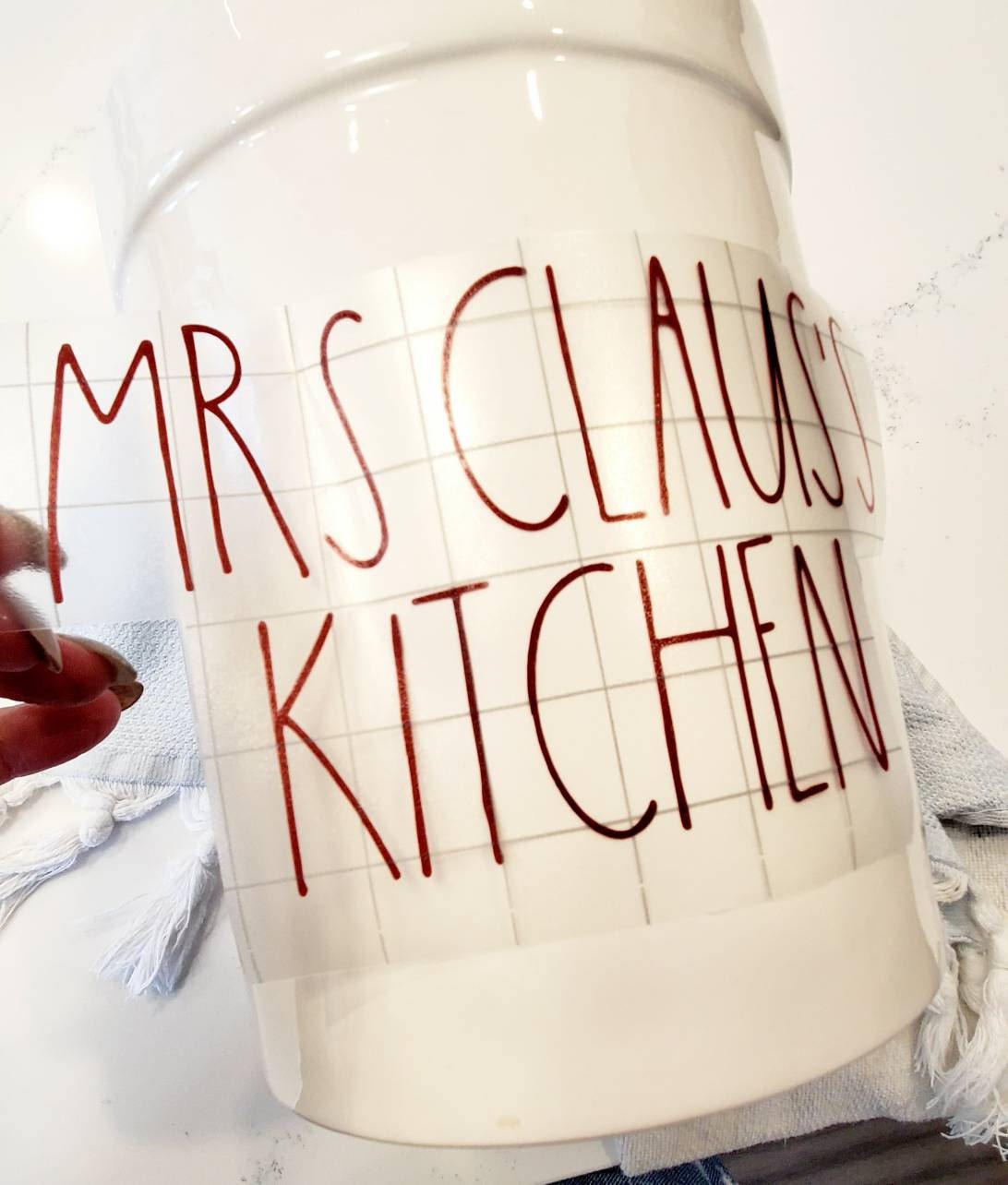 Full Sheet of Christmas Themed Rae Dunn Inspired Decals Free - Etsy Canada