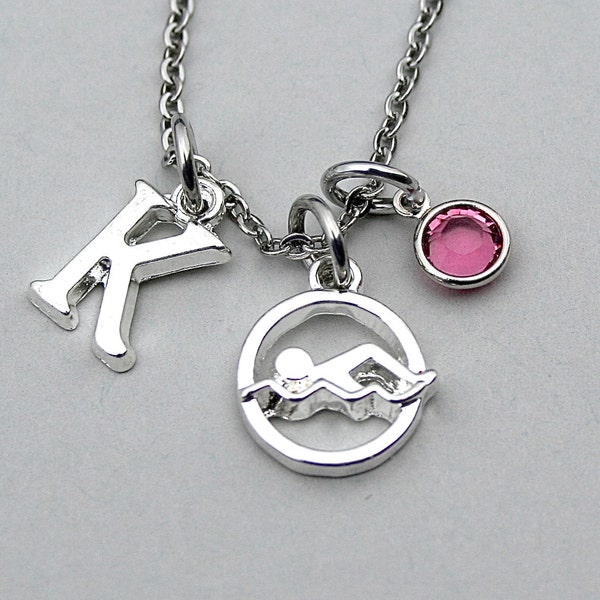 Swimmer Charm - Etsy