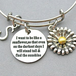 Sunflower-" I Want to Be Like A Sunflower, so That Even on the Darkest ...