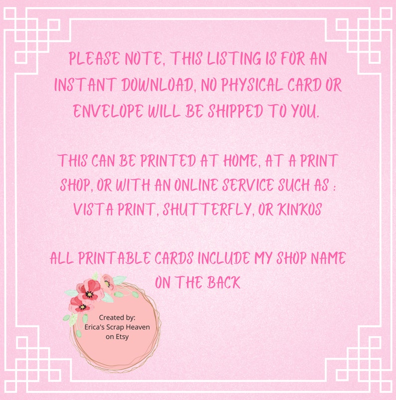 Printable Fall Note Card Set Instant Download 5x7 Blank - Etsy