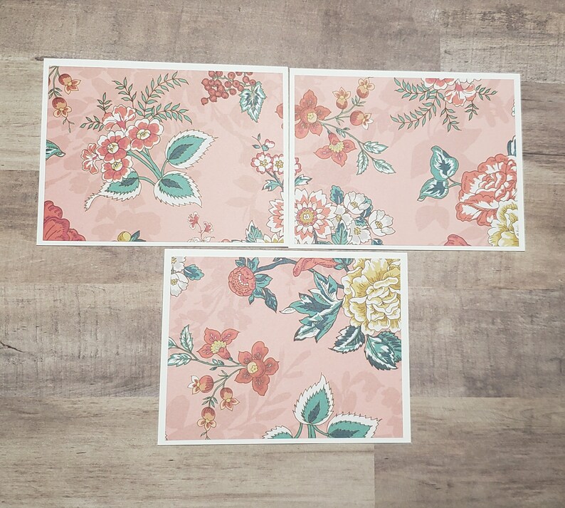 6 Note Cards With Envelopes Folded Notecards Blank Cards - Etsy