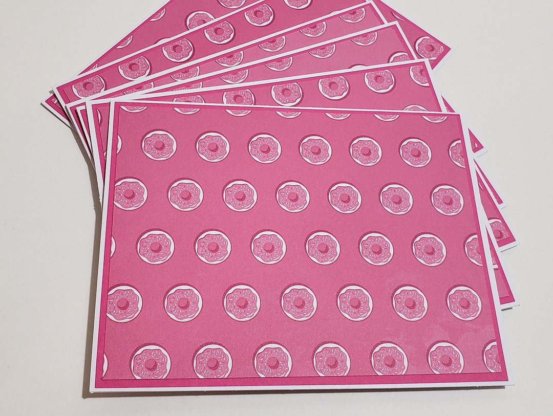 Note Cards With Envelopes 6 Donut Notecards Note Cards With Envelopes ...