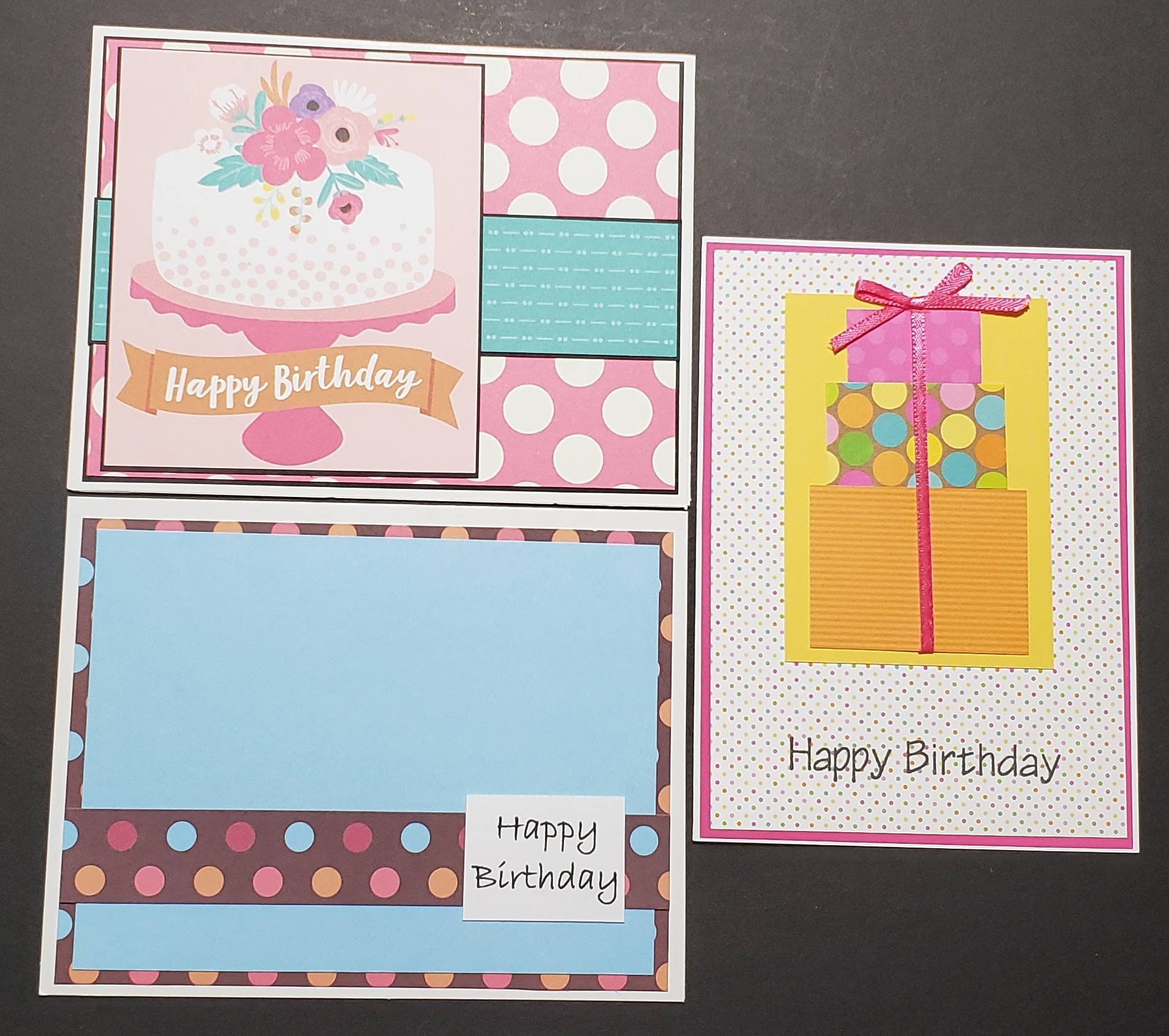 Birthday Card Pack 10 Homemade Cards Handmade Birthday - Etsy