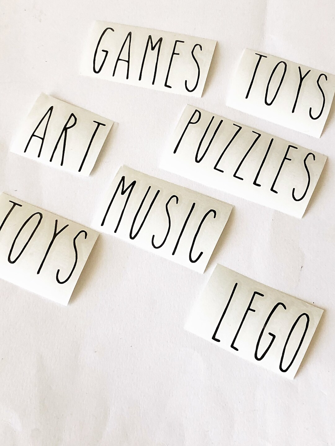 IKEA Trofast Name Decal, Pantry Label, Pantry Decal ,block Font Letters ...