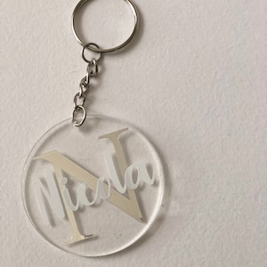Personalised Acrylic Keyring, Personalised Gift, Acrylic Keyring , Gift ...