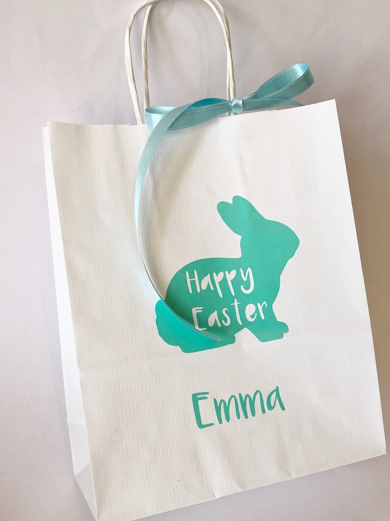 Personalised Easter Bunny Gift Bags Easter Gifts Peter Rabbit - Etsy