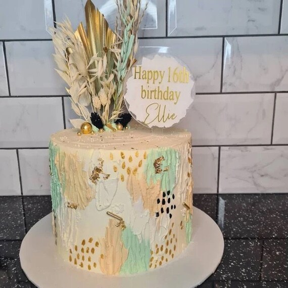 Acrylic cake topper personalised cake topper graduation cake topper ...