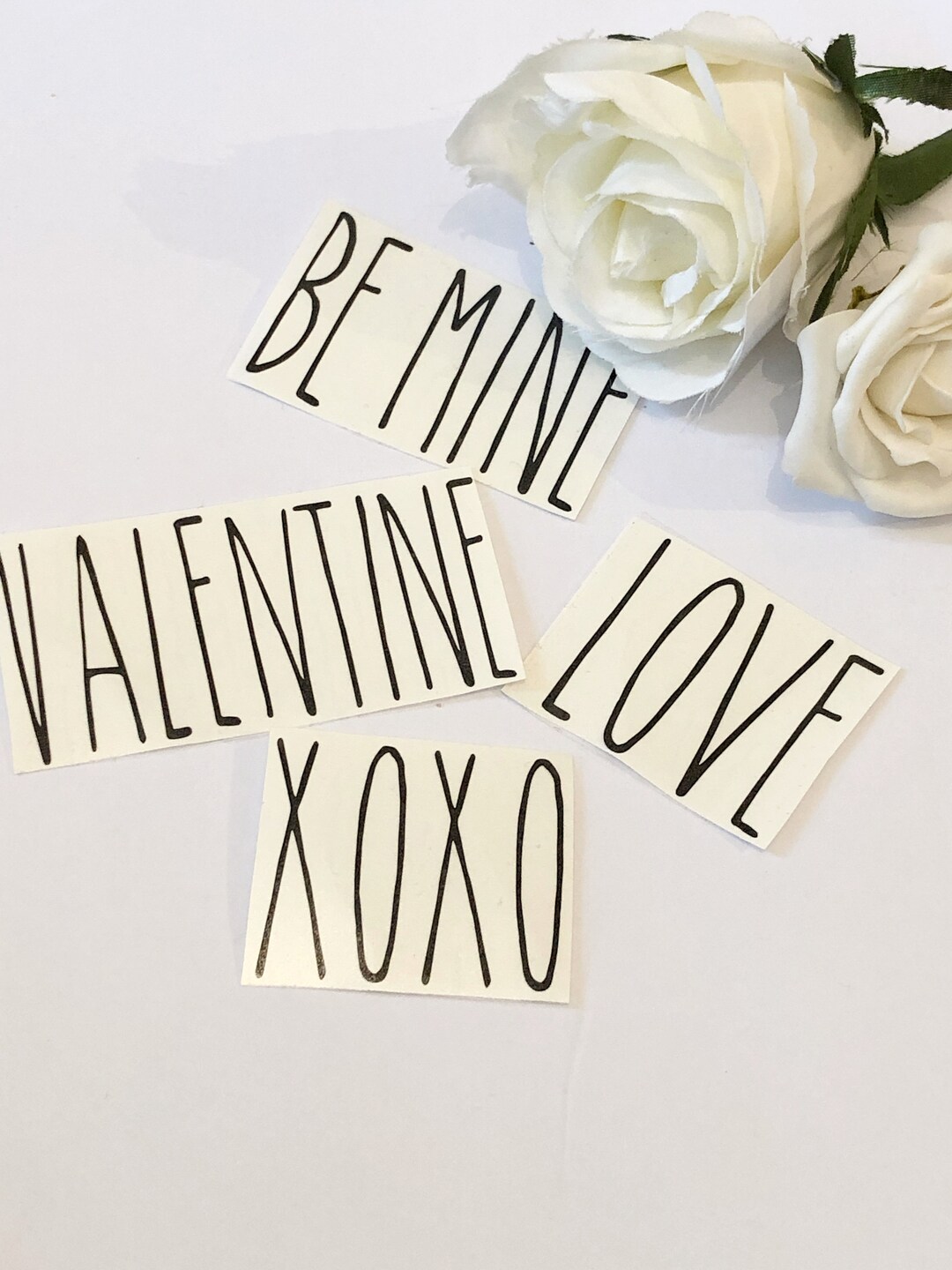 Rae Dunn Inspired Name Decal, Sticker Decal, Valentines Day Decal, Gift ...