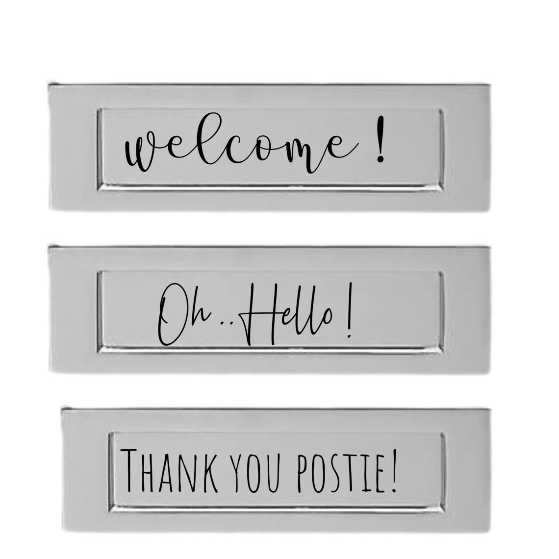 Letterbox Decal Sticker Front Door Sign letter Box Sticker | Etsy