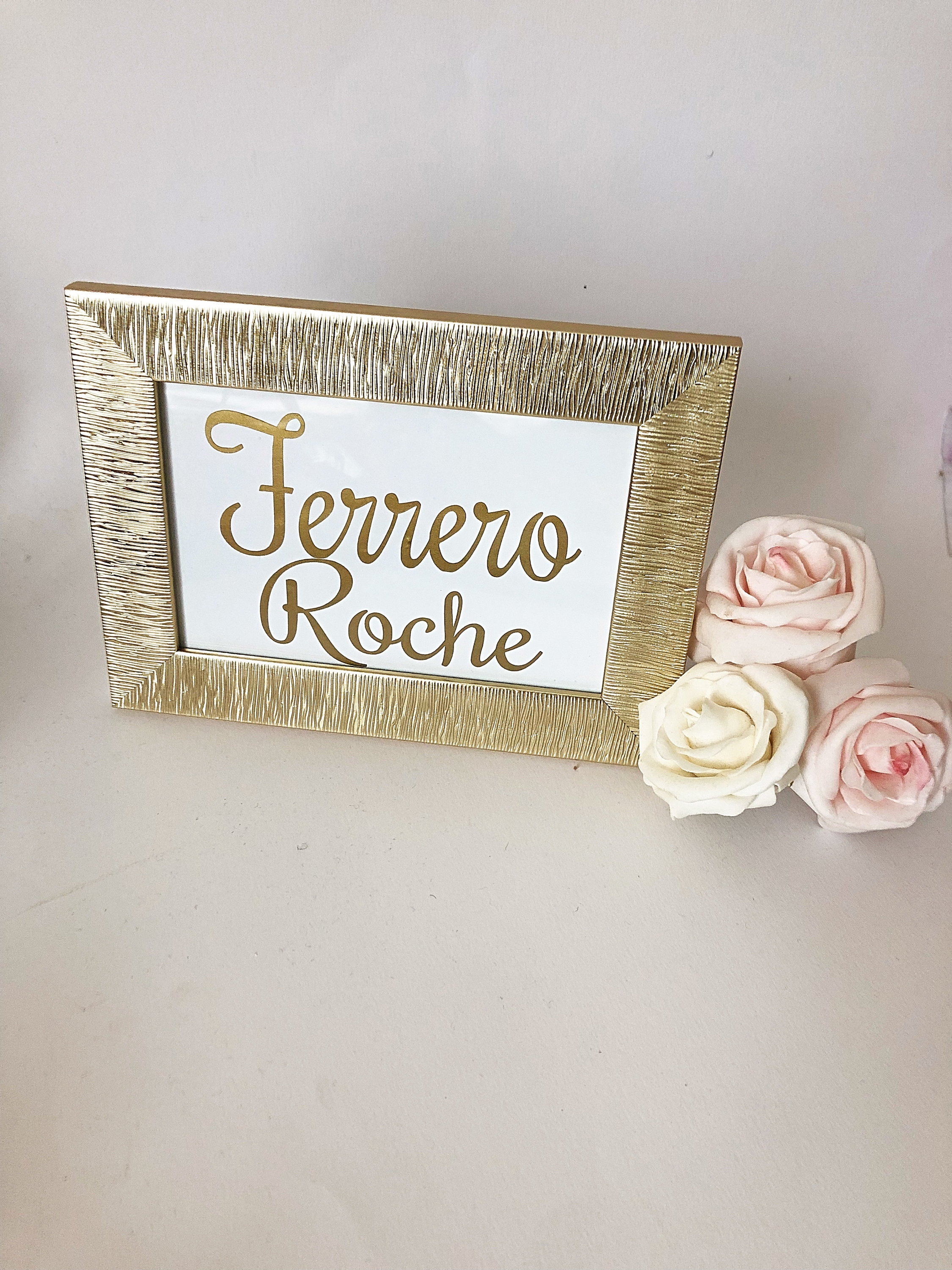 Gold Name Decal Matte Gold Custom Name Gold Script Font - Etsy