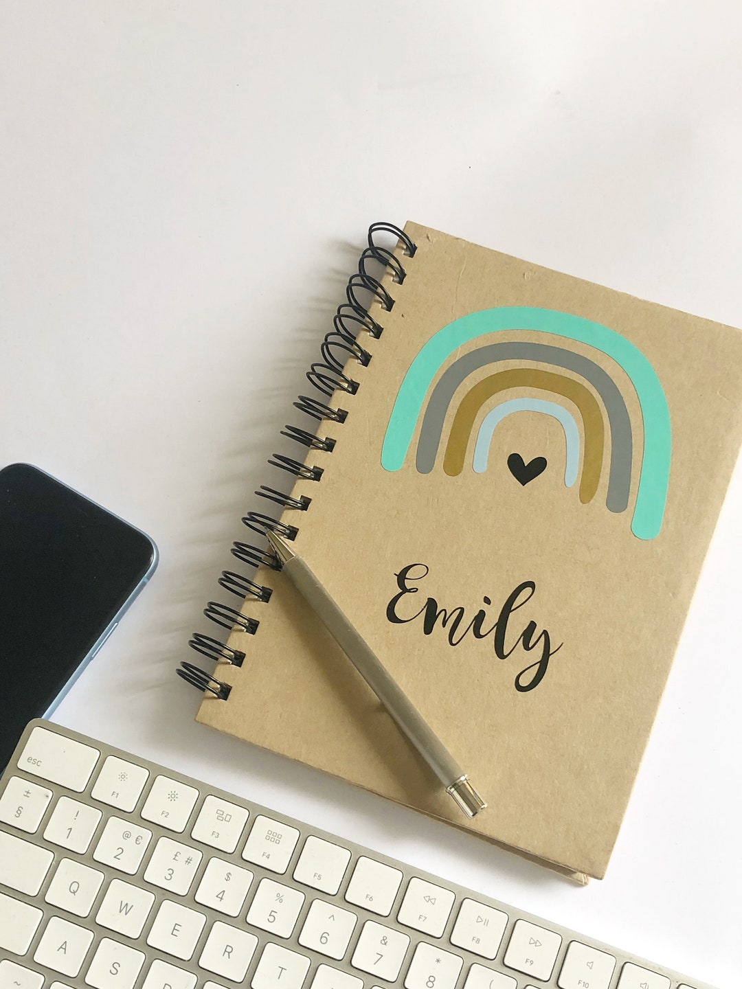 Rainbow Sticker Personalised Name Decal,vinyl Custom Name, Script Font ...