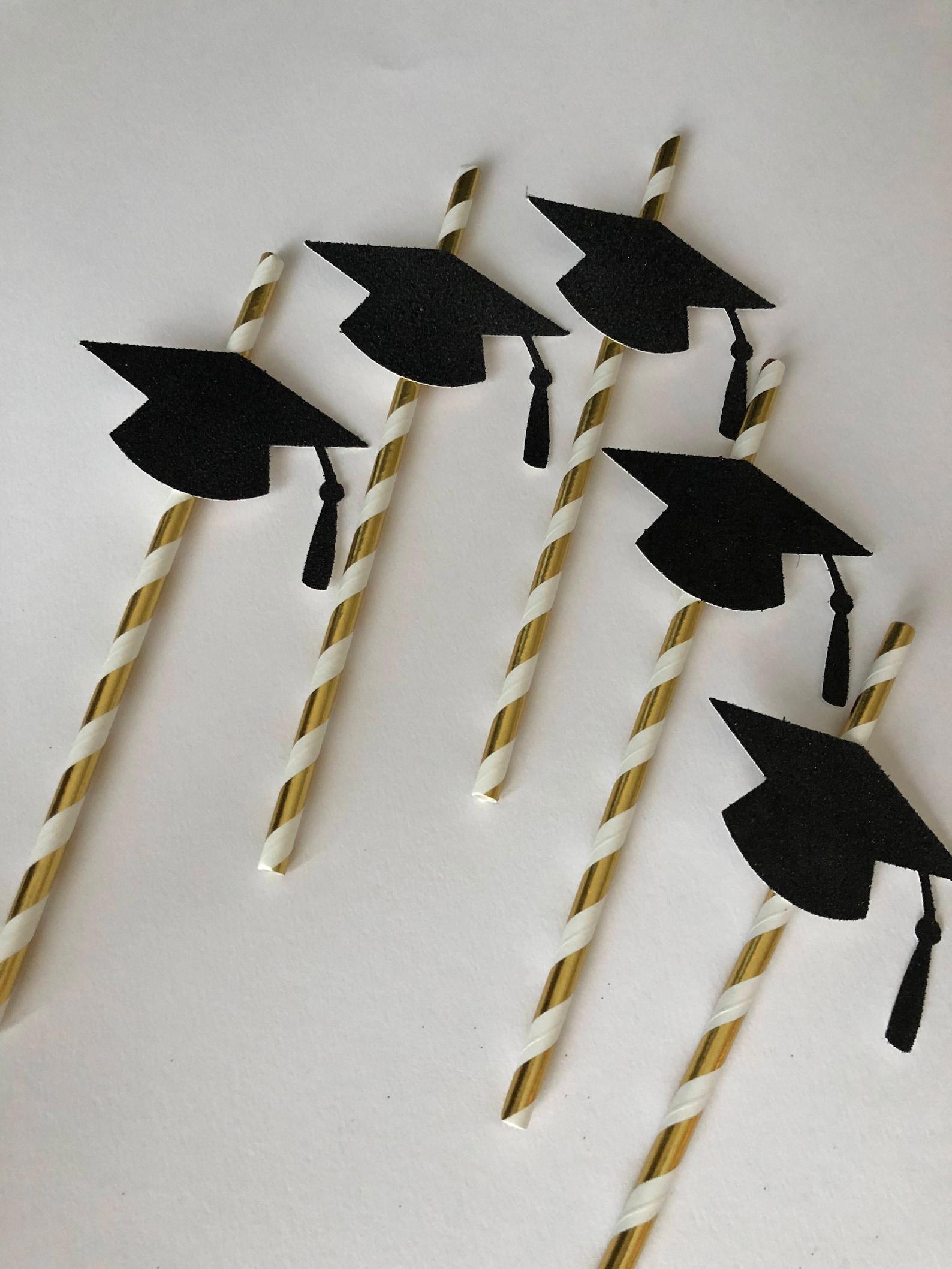 Graduation Party Straws With Toppers Class of 2023 Graduation ...