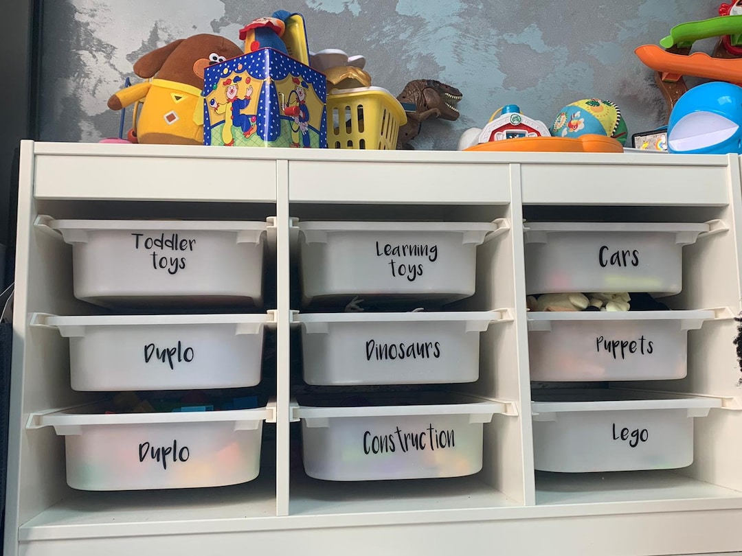 Vinyl Labels Home Organisation Labels IKEA Trofast Storage Labels ...