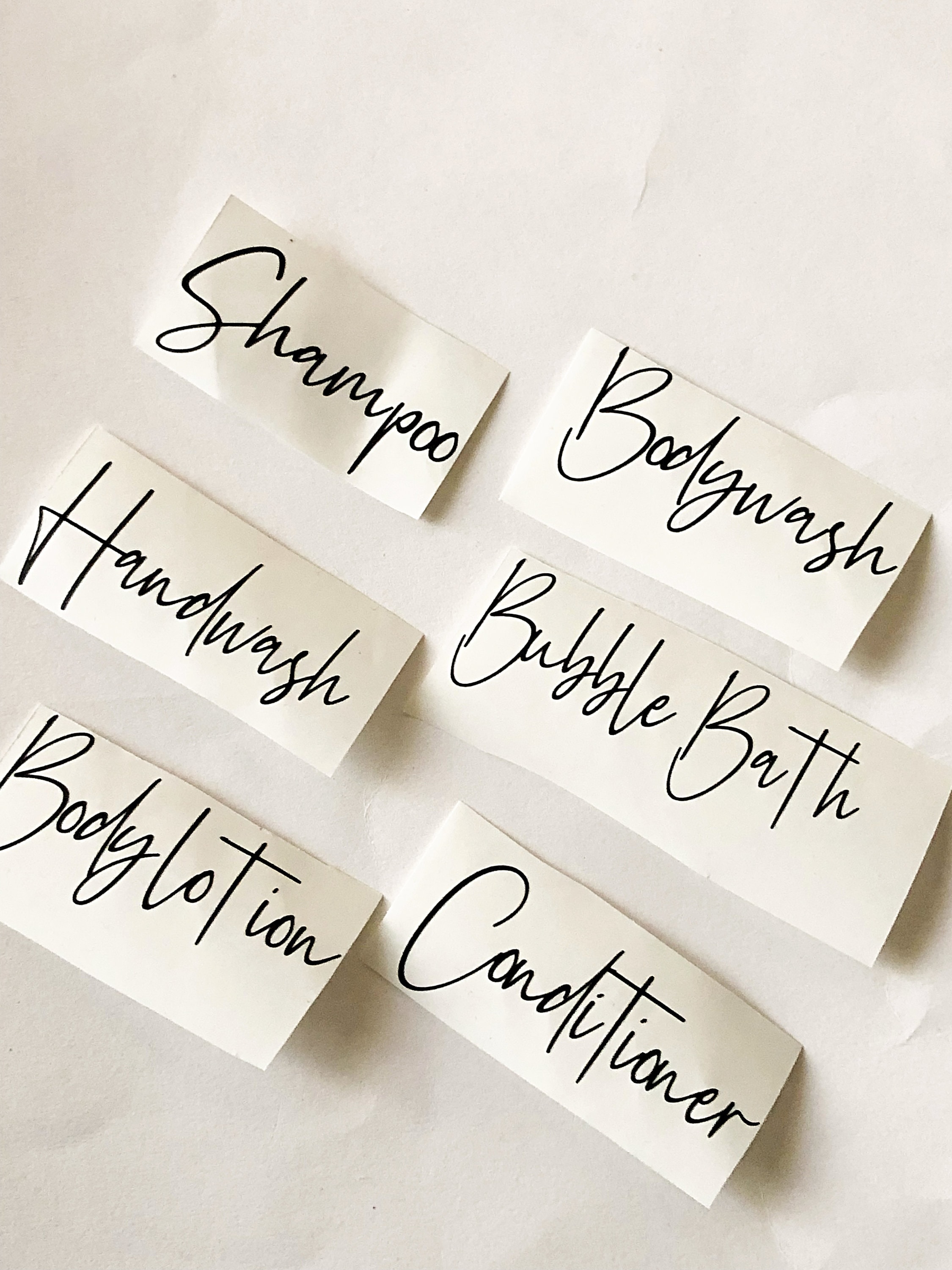 Vinyl Labels Home Organisation Labels Custom Name Script Font | Etsy