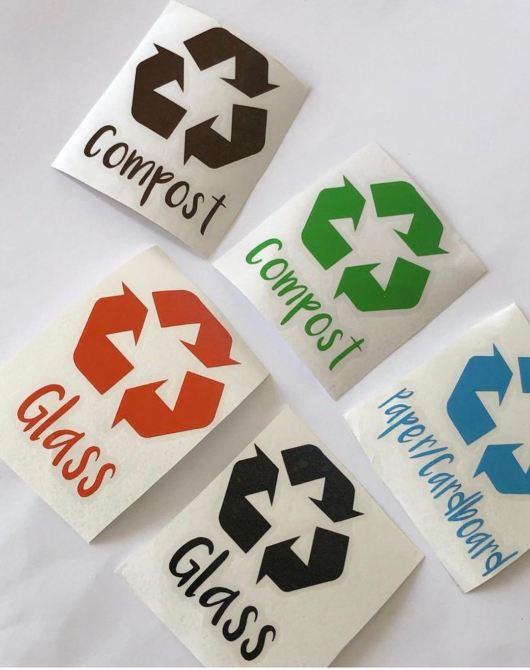 Recycling Bin Vinyl Labels Home Organisation Labels Bin Labels ...