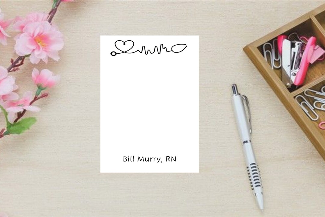 Nurse Gift Personalized Notepad| Male Nurse Notepad| RN Notepad - Etsy