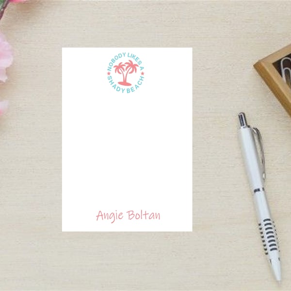 Beach Theme Notepad - Etsy