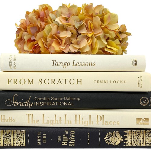 Bundle of Black Beige Ivory Decorative Books Books for - Etsy