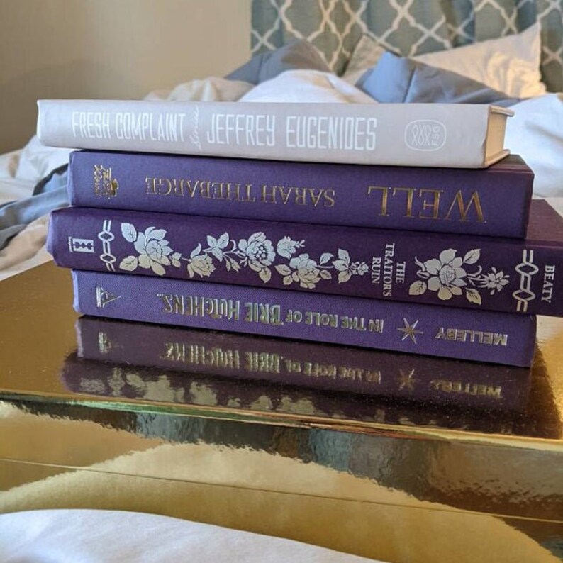 Bundle of Purple Decorative Books by the Foot Color Bundle - Etsy