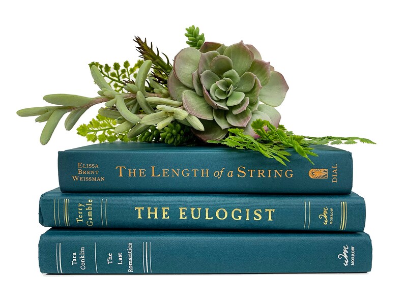 Bundle of Teal Cyan Decorative Books Staging Books Color - Etsy