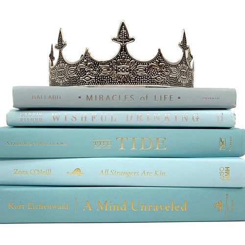 Bundle of Baby Blue Light Blue Powder Blue Decorative Books - Etsy